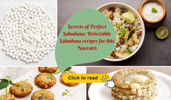 Secrets of Perfect Sabudana: Delectable Sabudana recipes